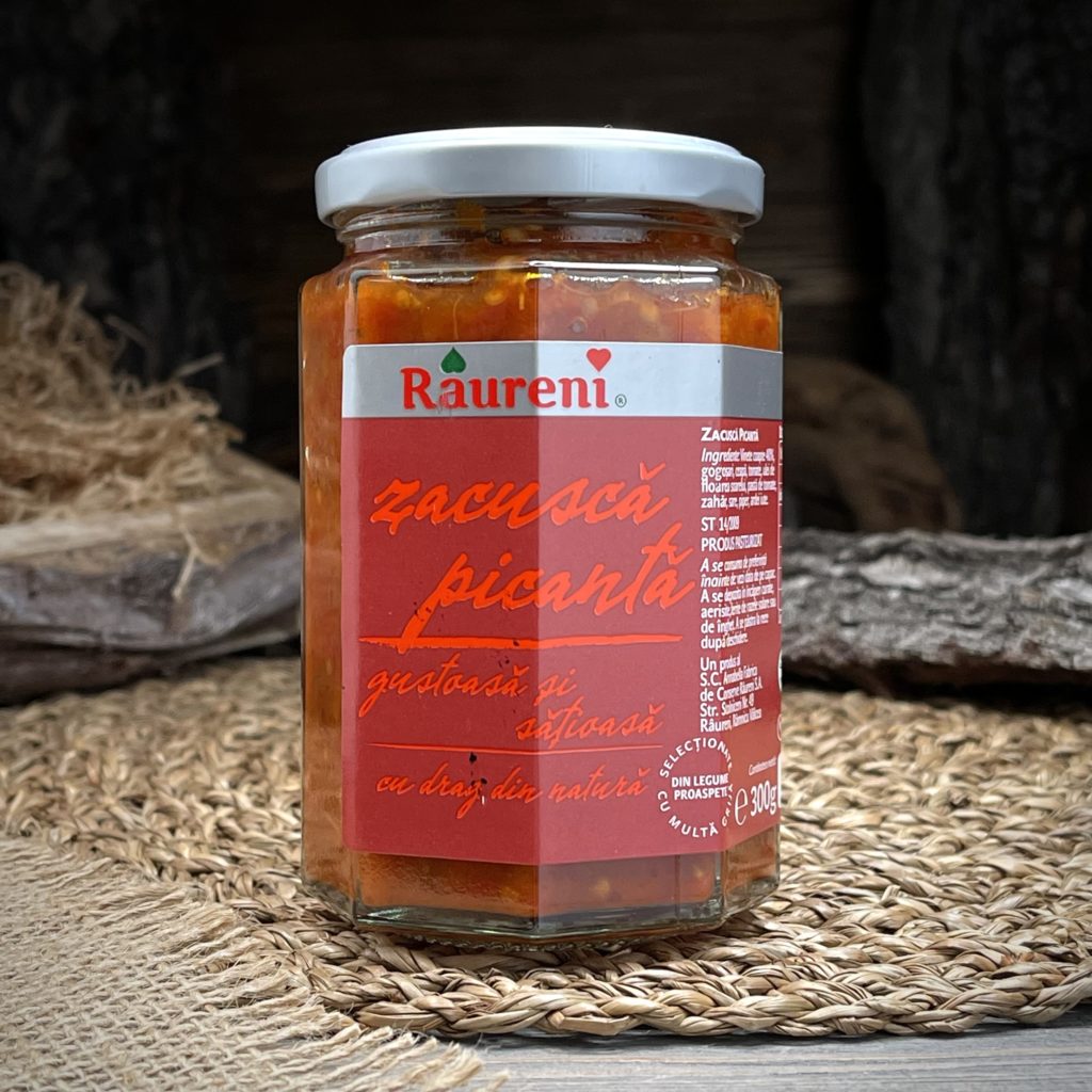 Острая капоната из баклажанов "Raureni" » Valmart